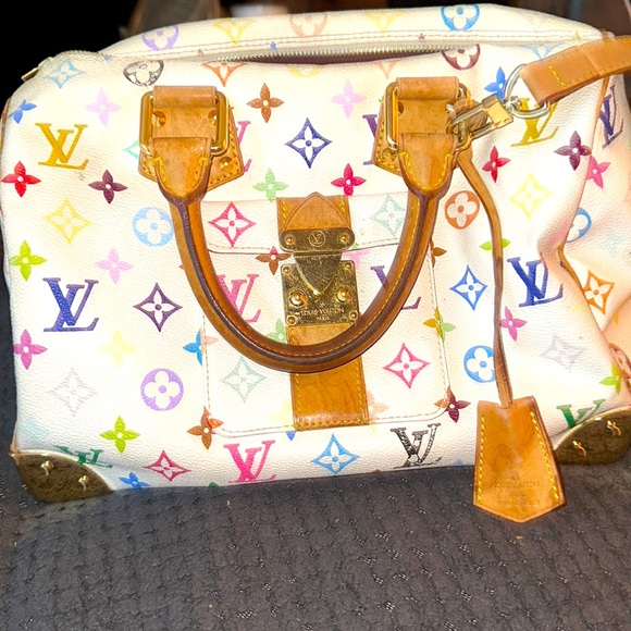 Louis Vuitton | Bags | Louis Vuitton Multicolor Speedy 3 M92643 Boston ...